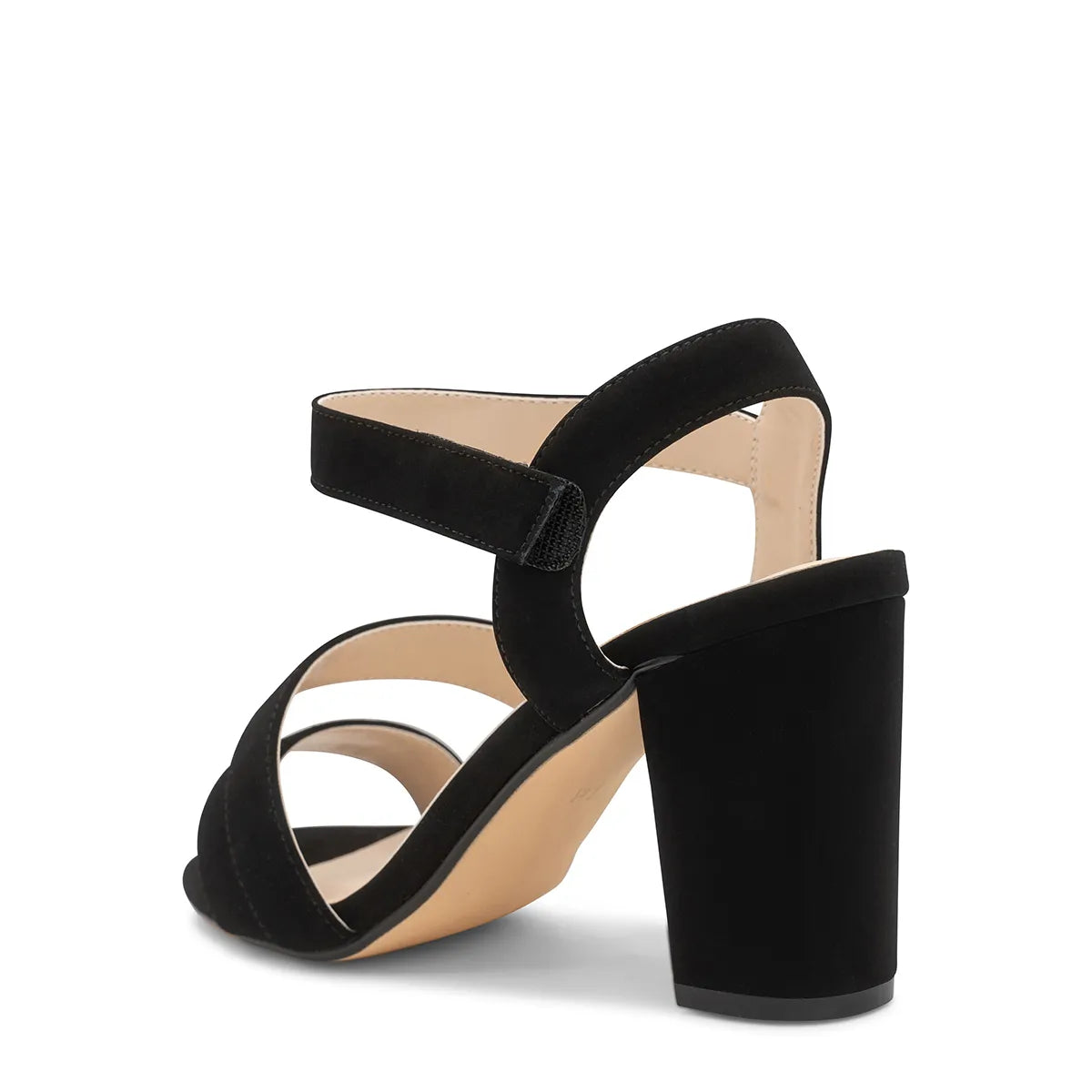 Lucille Black | Mid Block Heel Evening Sandals | Benjamin Walk