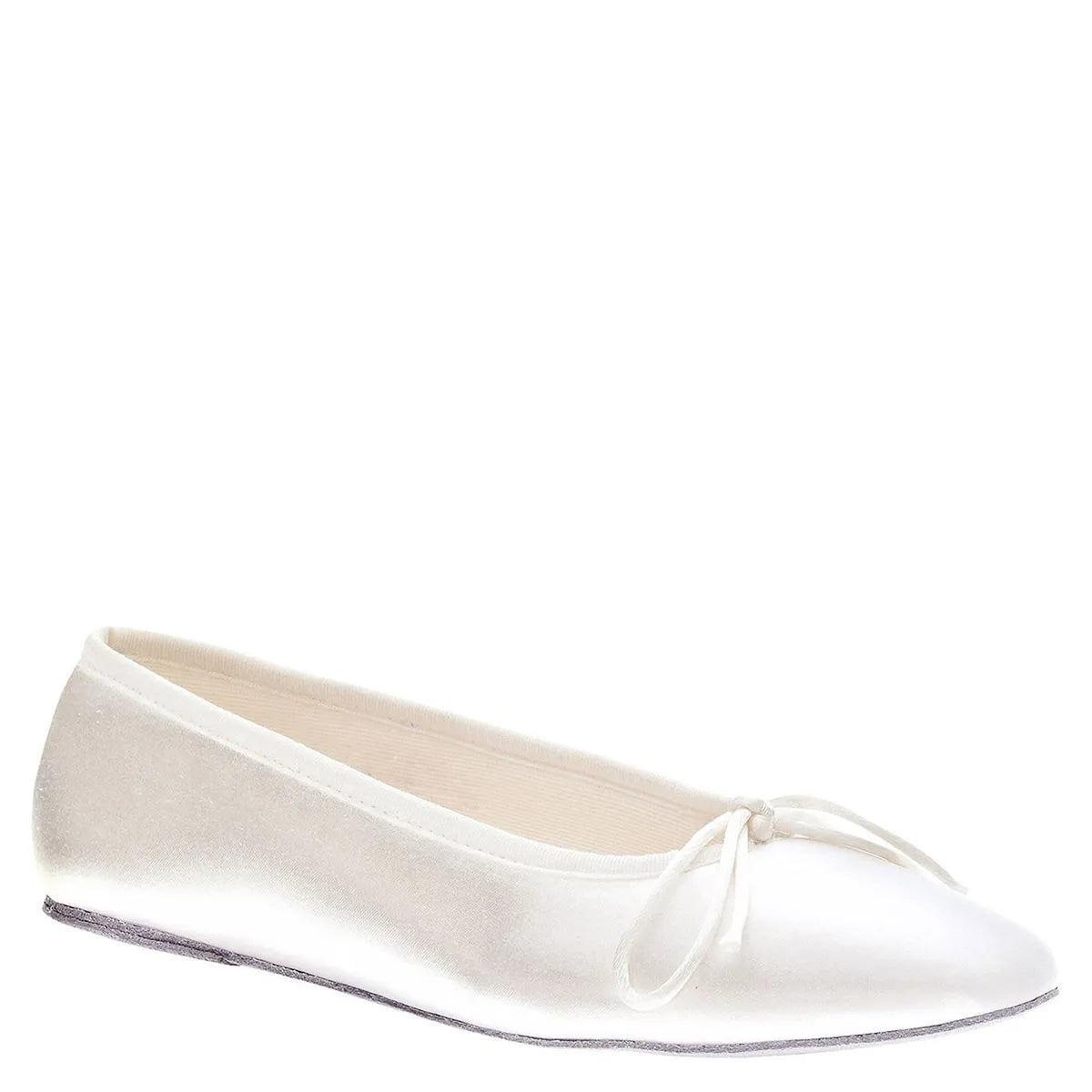 Ballet White | Flat Heel Dyeable Bridal Shoes | Benjamin Walk